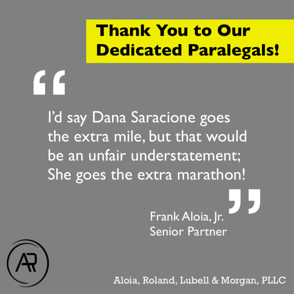 Aloia Roland Celebrates Its Dedicated Team Of Paralegals | Aloia Roland